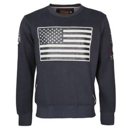 Top Gun Herren Sweatshirt "Game TG20191027", blau, Gr. S, Obermaterial: 65% Baumwolle / 35% Polyester, Sweatshirts