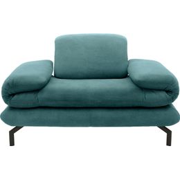 Sessel, B:139cm H:83cm T:98cm, blau, LOOKS by Wolfgang Joop, 100% Polyester, Sessel, "LOOKS XIII Loungesessel", Wahlweise mit Arm- und