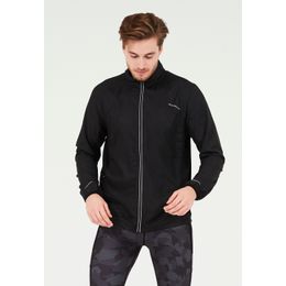Endurance Herren Laufjacke "KOPO RUNNING XQL", schwarz, Gr. S, bedruckt, unifarben, 100% Polyester, Jacken, mit 360 Grad-Reflektion