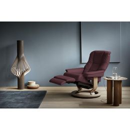Relaxsessel stressless, B:88cm H:102cm T:76cm, rot, Leder BATICK: BATICK ist ein leicht korrigiertes, durchgefärbtes und genarbtes Möbelleder, bei