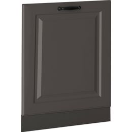 Wiho-K&uuml;chen M&ouml;belblende WIHO K&Uuml;CHEN, B:59,4cm H:71,5cm, grau, MDF, M&ouml;belblenden, "Erla", 60 cm breit, f&uuml;r vollintegrierbaren Geschirrsp&uuml;ler