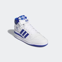 Herren Sneaker "FORUM MID", adidas originals, Gr. 46, blau, Baumwolle, Synthetik, Schuhe