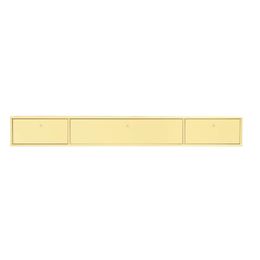 TV-Board, B:176cm H:22,4cm T:32,5cm, gelb, HAMMEL FURNITURE, MDF, Massivholz, Spanplatte, Sideboards, "Mistral Fernsehschrank, Medienm&ouml;bel, H&auml;ngend",