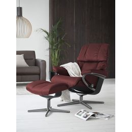 Relaxsessel stressless, B:83cm H:100cm T:76cm, rot, Leder PALOMA: PALOMA ist ein durchgefärbtes Semianilin-Möbelleder mit natürlicher Narbung.,