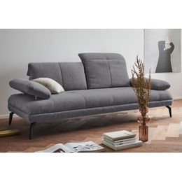2-Sitzer Andas, B:212cm H:83cm T:107cm, grau, Struktur weich (100% Polyester);Struktur grob (100% Polyester);100% NaturLEDER, Sofas, "Stenlille",