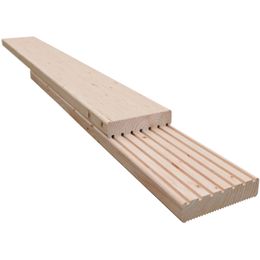 Kiehn-Holz Terrassendielen "Terrassendeck", B/L: 600cm x 200cm, beige, Terrassendielen