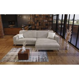 Sit & More Ecksofa SIT & MORE, B:290cm H:88cm T:178cm, beige, 95%Polyester 5%Polyamid, Wohnzimmer, Sofas, "Bolero L-Form"