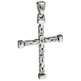 Firetti Herren Kettenanhänger "Schmuck Geschenk Silber 925 Halsschmuck Anhänger Kreuz", Silber 925 (Sterlingsilber), 6,2 g, silber, Silber 925