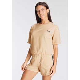 Fila Damen Shorty, Gr. M, bunt, Sweatware, Obermaterial: 95% Baumwolle, 5% Elasthan, unifarben, Homewear-Sets, mit Markenlogo Details