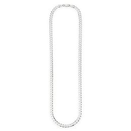 Bruno Banani Herren Kette ohne Anhänger "Schmuck Geschenk Silber 925 Halsschmuck Halskette Panzerkette", 55, Silber 925 (Sterlingsilber), B: 5mm,