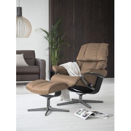 Relaxsessel stressless, B:79cm H:99cm T:75cm, braun, Leder BATICK: BATICK ist ein leicht korrigiertes, durchgefärbtes und genarbtes Möbelleder, bei