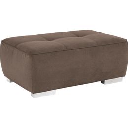 Hocker Inosign, B:100cm H:40cm T:66cm, braun, Luxus-Microfaser weich (90% Polyester, 10% Polyacryl);Struktur imprägniert (100% Polyester);Struktur