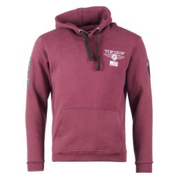 Top Gun Herren Kapuzenpullover "TG20193130", rot, Gr. XXL, Obermaterial: 65% Baumwolle, 35% Polyester, Pullover