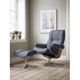 Relaxsessel stressless, B:79cm H:102cm T:73cm, blau, Leder PALOMA: PALOMA ist ein durchgefärbtes Semianilin-Möbelleder mit natürlicher Narbung.,