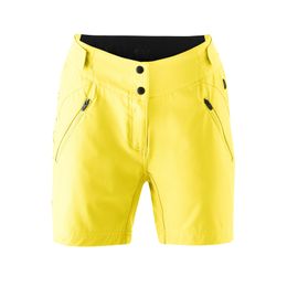 Gonso Damen Fahrradhose "Igna", gelb, Gr. 38, 86% Polyamid, 14% Elastan, Hosen, Strapazierf&auml;hig und formstabil