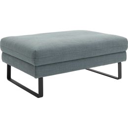 Schöner Wohnen Kollektion Hockerbank, B:109cm H:44cm T:74cm, grau, SCHÖNER WOHNEN-KOLLEKTION, 100% Polyester, Hocker, "Spin", passend zur Serie "Spin"