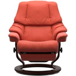 Relaxsessel stressless, B:88cm H:98cm T:77cm, braun, Leder BATICK: BATICK ist ein leicht korrigiertes, durchgefärbtes und genarbtes Möbelleder, bei