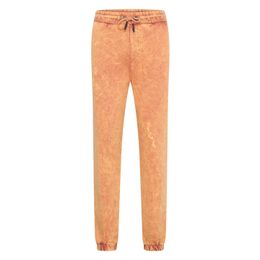 Rusty Neal Herren Sweathose, orange, Gr. L, 100% Baumwolle, Hosen, mit verwaschenem Muster