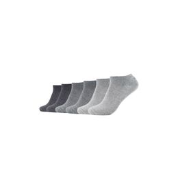 s.Oliver Herren Sneakersocken "Sneakersocken 6er Pack", Gr. 35, grau, 75% Baumwolle, 24% Polyamid, 1% Elasthan, uni, Socken