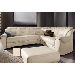 Sit & More Ecksofa SIT & MORE, B:265cm H:94cm T:215cm, beige, NaturLeder;Luxus-Microfaser;Luxus-Kunstleder;Primabelle-Microfaser, Wohnzimmer, Sofas, "Benson