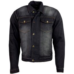 Roleff Motorradjacke "Jeans Aramid", XXL, schwarz, Jacken, 6 Taschen