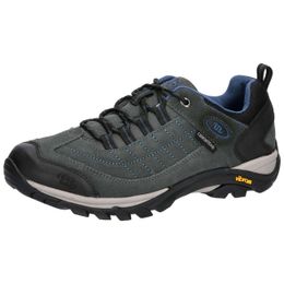 Brütting BRÜTTING Herren Wanderschuh "Outdoorschuh Mount Crillon Low", Gr. 44, grau, Veloursleder, Schuhe