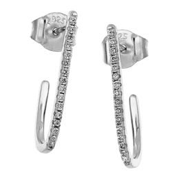 Firetti Damen Paar Ohrstecker "Schmuck Geschenk Silber 925 Ohrschmuck Memoire", Silber 925 (Sterlingsilber), silber, Silber 925 (Sterlingsilber),