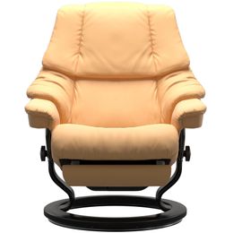 Relaxsessel stressless, B:79cm H:98cm T:78cm, gelb, Leder BATICK: BATICK ist ein leicht korrigiertes, durchgefärbtes und genarbtes Möbelleder, bei