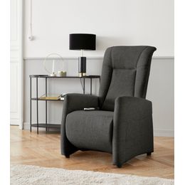 Sit & More TV-Sessel SIT & MORE, B:71cm, grau, 100% Polyester, Sessel, "Melissa", wahlweise elektrisch oder manuell verstellbar, optional Aufstehhilfe