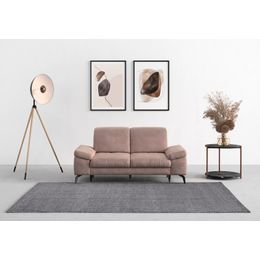 Sit & More 2-Sitzer SIT & MORE, B:191cm H:84cm T:123cm, rosa, 95% Polyester, 5% Polyamid, Sofas, "Cabana", Breite 191 cm, wahlweise mit Sitztiefen- und