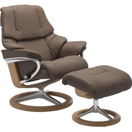 Relaxsessel stressless, B:79cm H:99cm T:75cm, braun, Leder BATICK: BATICK ist ein leicht korrigiertes, durchgefärbtes und genarbtes Möbelleder, bei