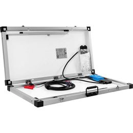 OFFGRIDTEC Solarmodul "BMS200 Solarkoffer 200W 12V", schwarz, Solarmodule, robust und wasserabweisendes Polyamid-Gewebe