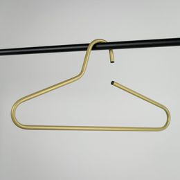 Kleiderbügel SPINDER DESIGN, B:42cm H:21,5cm T:1cm, gold, Metall, Kleiderbügel, "Victorie", Breite 42 cm