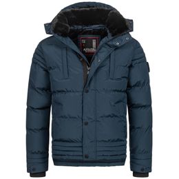 Herren Winterjacke "ASFabiano", blau, Gr. S, Alessandro Salvarini, Obermaterial: 100% Polyester; Innenseite: 100% Polyester, Jacken, mit warmem