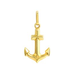 Vivance Damen Kettenanh&auml;nger "925-Sterling Silber vergoldet", one-size, Silber 925 (Sterlingsilber), 0,6 g, gelb, Silber 925 (Sterlingsilber),
