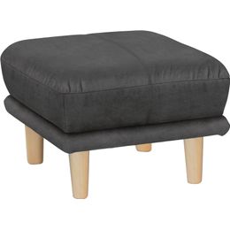 Fu&szlig;hocker Trendmanufaktur, B:66cm H:44cm T:66cm, grau, Garten, Hocker, "Cecilia"