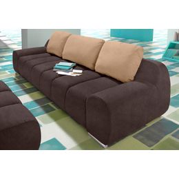 Big-Sofa Inosign, B:266cm H:90cm T:102cm, braun, Luxus-Microfaser ALTARA NUBUCK (100% Polyester);Luxus-Microfaser ALTARA NUBUCK (100%
