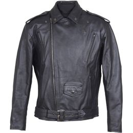 Roleff Motorradjacke "RO 666", 5XL, schwarz, Jacken, 6 Taschen