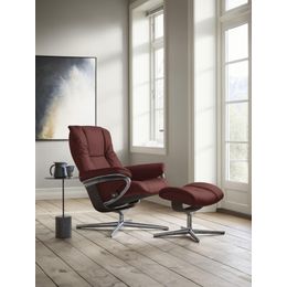 Relaxsessel stressless, B:92cm H:103cm T:79cm, rot, Leder PALOMA: PALOMA ist ein durchgef&auml;rbtes Semianilin-M&ouml;belleder mit nat&uuml;rlicher Narbung.,