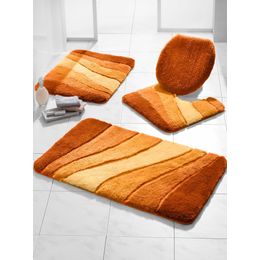 Badematte Meusch, orange, Badematten