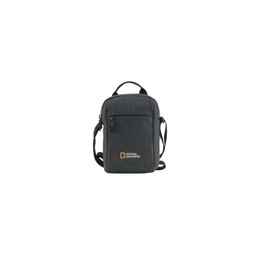 Damen Schultertasche "SHADOW", National Geographic, grau, Kunstfaser, Taschen, aus recycelten PET-Flaschen