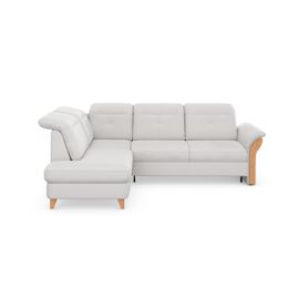 Ecksofa Home Affaire, B:269cm H:92cm T:200cm, silber, Luxus-Microfaser Euphora 100% Polyester, ;Easy Care: 98% Polyester, 2%