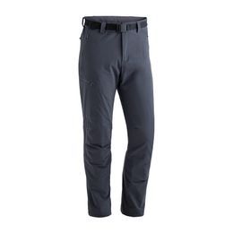 Maier Sports Herren Funktionshose "Oberjoch Therm", grau, Gr. 26, 90% Polyamid, 10% Elasthan, Hosen, Winter-Outdoorhose, wattiert und elastisch