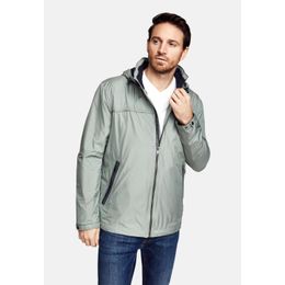 Cabano Damen Outdoorjacke "CO-3 Funktionsjacke", grau, Gr. 52, unifarben, 100% Polyester, Jacken, mit abnehmbarer Kapuze