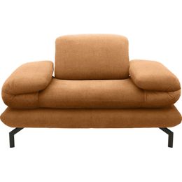 Sessel, B:139cm H:83cm T:98cm, braun, LOOKS by Wolfgang Joop, 100% Polyester, Sessel, "LOOKS XIII Loungesessel", Wahlweise mit Arm- und
