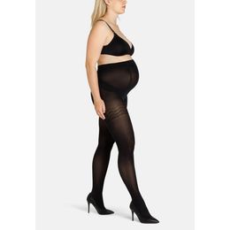Camano Damen Feinstrumpfhose "Strumpfhose 1er Pack", Gr. 48, schwarz, 65% Polyamid, 25% Polyamid, 10% Elasthan, Strumpfhosen