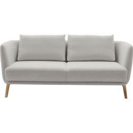 Schöner Wohnen Kollektion 2,5-Sitzer, B:190cm H:71cm T:91cm, grau, SCHÖNER WOHNEN-KOLLEKTION, 16% Baumwolle, 79% Polyester, 5% Polyacryl, Sofas, "Pearl - 5 Jahre