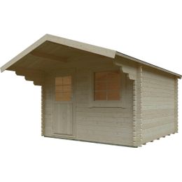 Gartenhaus Kiehn-Holz, beige, Holzwerkstoff, Gartenh&auml;user, "Burgersberg", aus naturbelassenem Fichtenholz