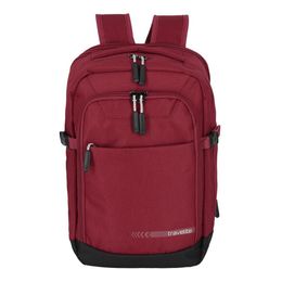 Travelite Damen Laptoprucksack "KICK OFF Cabin Rucksack", rot, Polyester, unifarben, Basic, Rucksäcke, Reiserucksack Freizeitrucksack Kabinengepäck