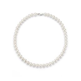 Firetti Damen Perlenkette "Schmuck Geschenk Halsschmuck Halskette Perle", 45, Perlen Silber 925 (Sterlingsilber), bunt, Perlen, Silber 925